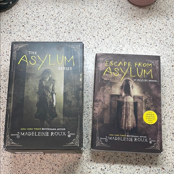 Other | The Asylum Series By Madeleine Roux Black And Yellow Covers ...
